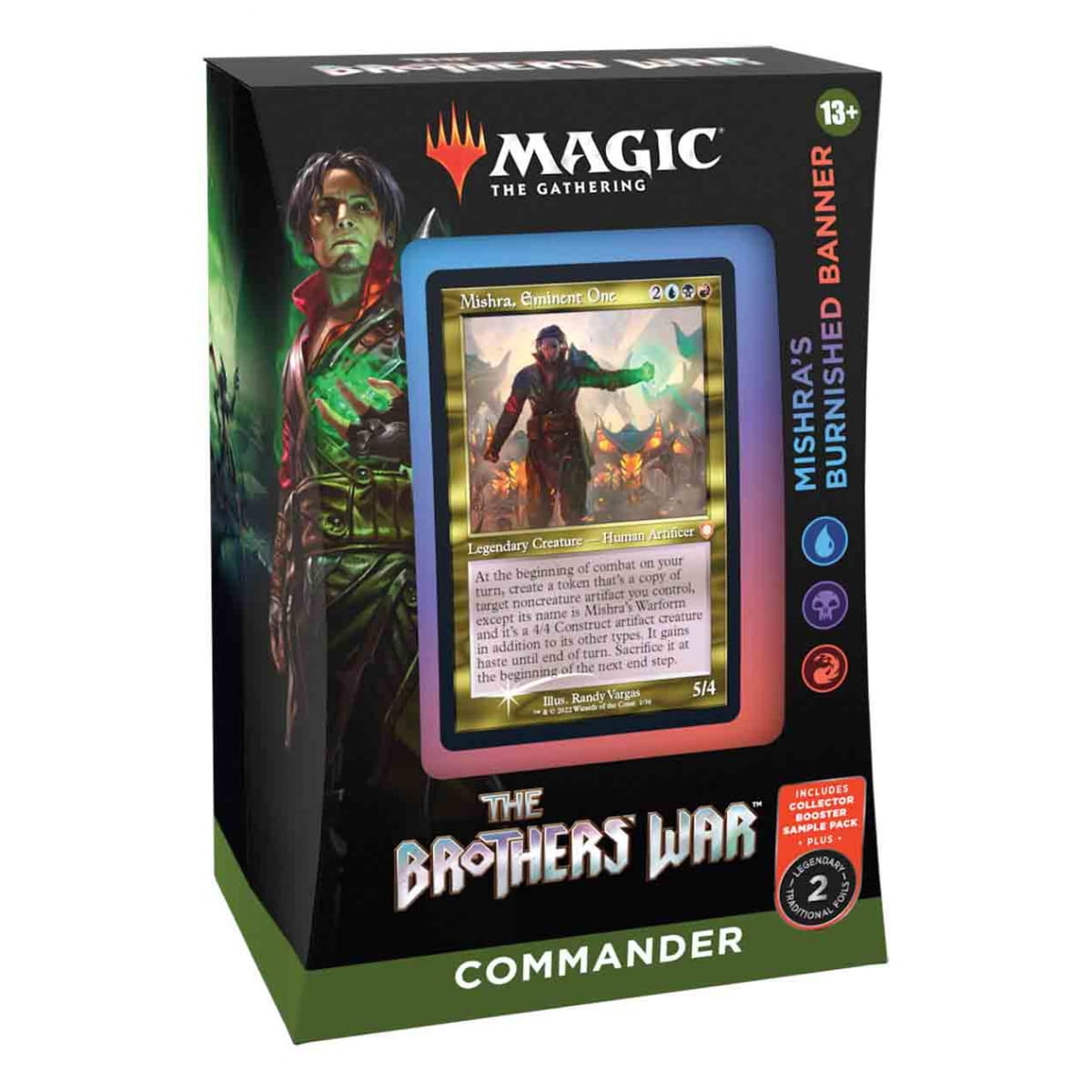 Magic the Gathering: The Brothers War Commander Deck Mishra's Burnished ...