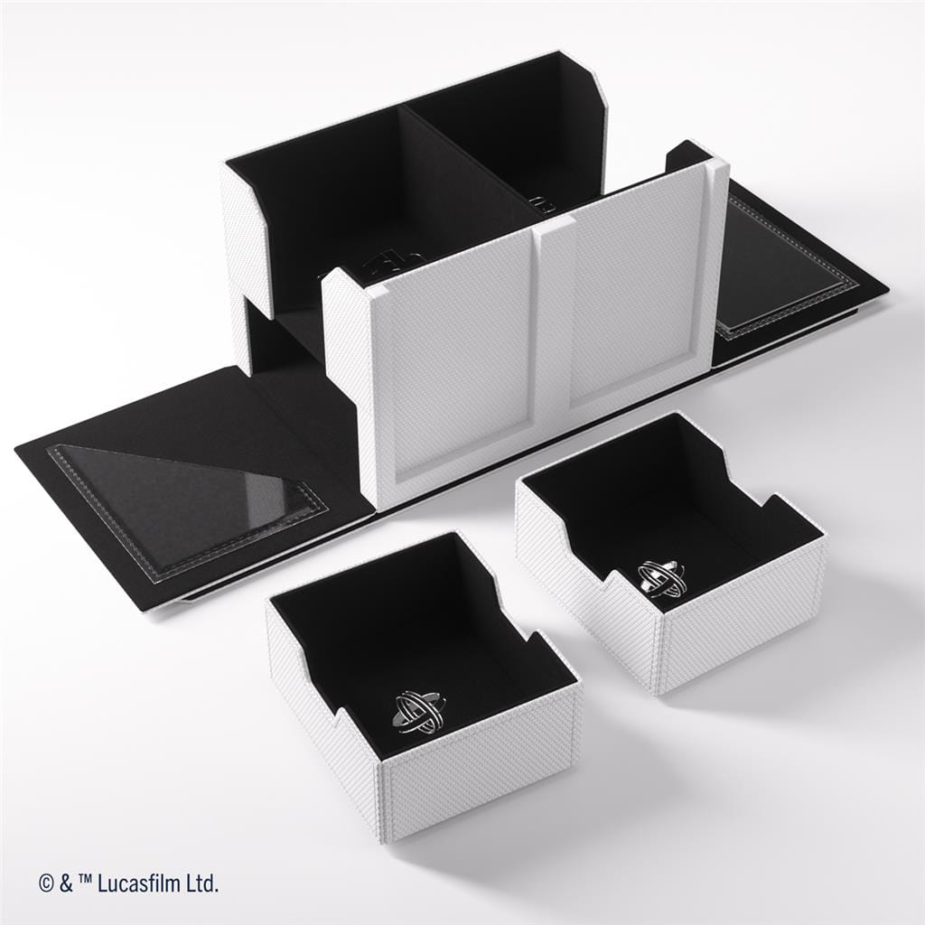 Gamegenic: Star Wars Unlimited - Double Deck Pod White/Black ...